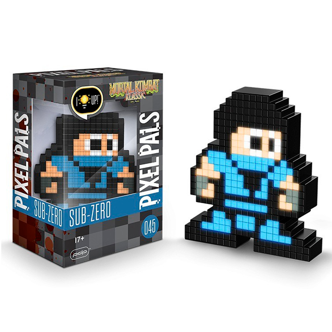 Luminária Pixel Pals Mortal Kombat Sub-Zero – Nerd ao Cubo